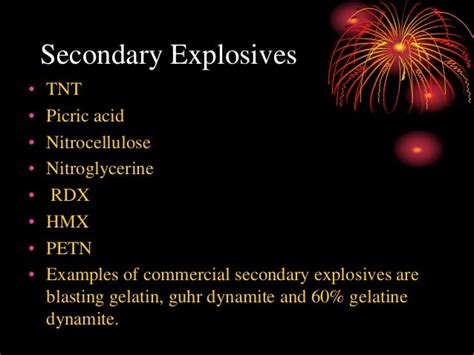 Explosives
