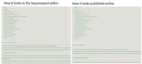 code block height on published website is different from the height in