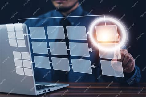 Premium Photo Workflow Automation Flowchart Business Organization Management