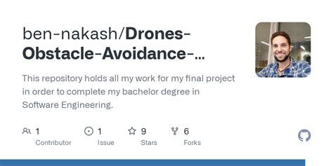 GitHub Ben Nakash Drones Obstacle Avoidance System This Repository Holds All My Work For My