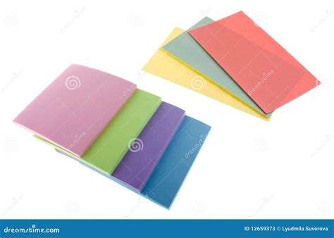 Notepad And Sticky Notes Stock Image Image Of Yellow 12659373