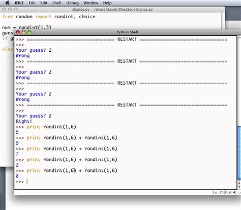Random Choice Generator Python