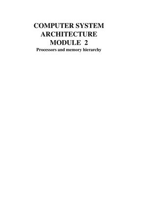 COA Notes PART Memory System COMPUTER ORGANIZATION AND ARCHITECTURE PART MEMORY SYSTEM