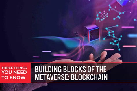 Three Things You Need To Know Building Blocks Of The Metaverse