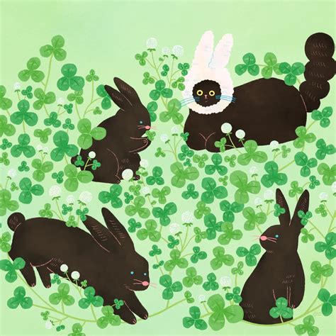 흑토끼 By 지은그림 포트폴리오 노트폴리오