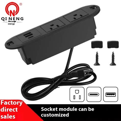 American Hidden Desktop Socket Fcc Certification Concealed American