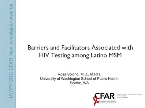 Barriers And Facilitators Associated With Hiv Testing Among Latino Msm Pdf