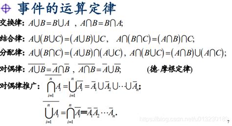《概率论与数理统计》之事件的相互关系及运算 概率论与数理统计集合的关系运算 csdn博客