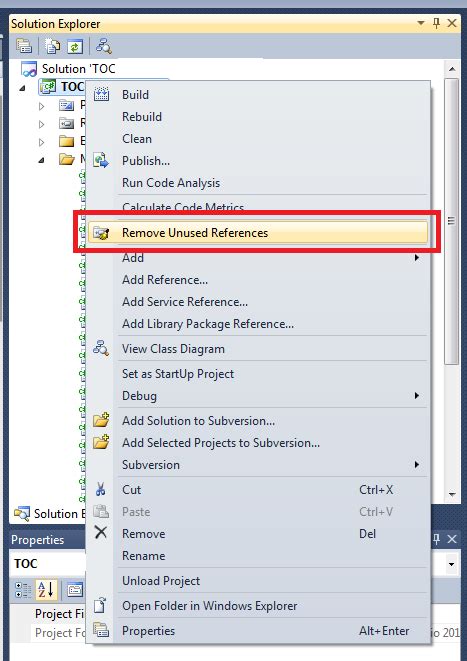 The ASP NET MVC Club How To Remove Unused References From C Sharp Projects In Visual Studio