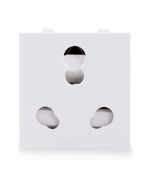 White 16 MOD 16A SOCKET WITH SHUTTER 3 Pin At Rs 70 Piece In Delhi ID 2850517816130