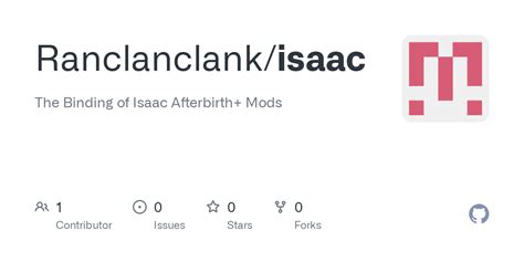 Github Ranclanclank Isaac The Binding Of Isaac Afterbirth Mods