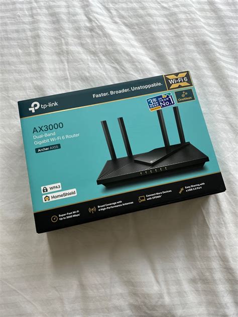 Wifi 6 Router Ax3000 Tp Link Dual Band 電腦＆科技 電腦周邊及配件 Wifi及上網相關產品 Carousell