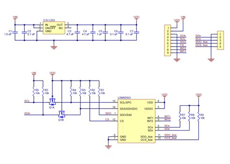 Lsm6dso 3d Accelerometer And Gyro Carrier With Voltage Regulator