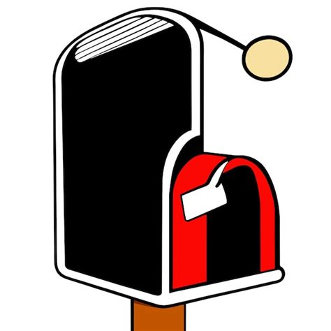 почтовый ящик Премиум Ai сгенерированный вектор