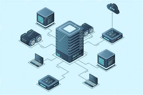 Premium Vector Computer Technology Isometric Illustration Computation