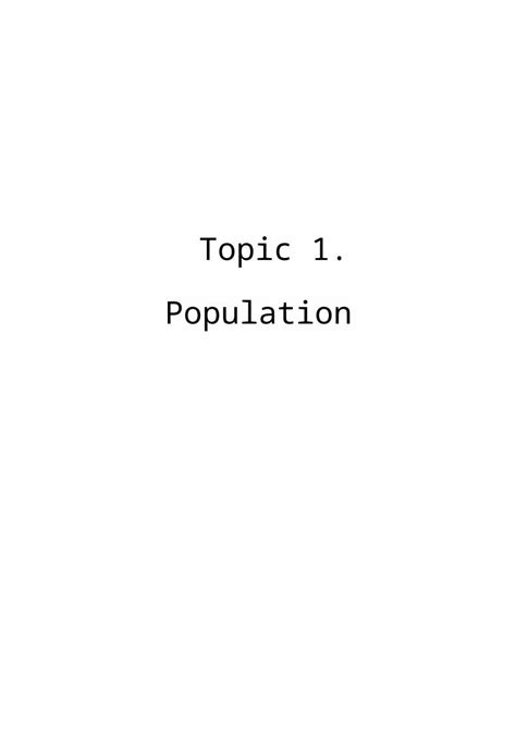 Doc Topic 1 Population Dokumen Tips