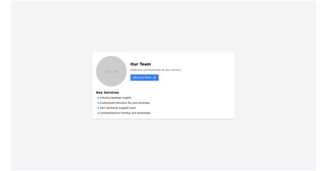 Team Showcase Panel Free React Tailwind Component