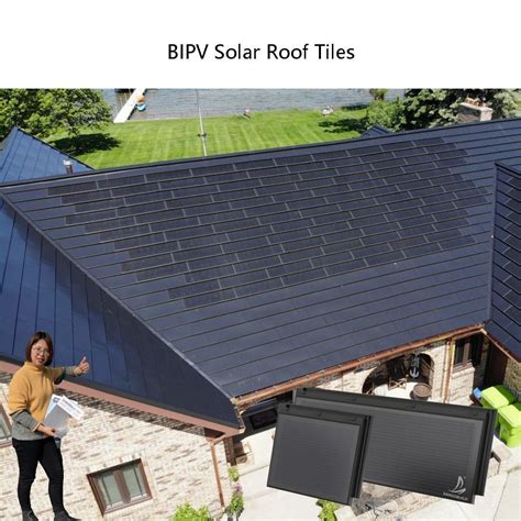 Off Grid Bipv Roofing Tile Integrated Solar Power Roof Shingles