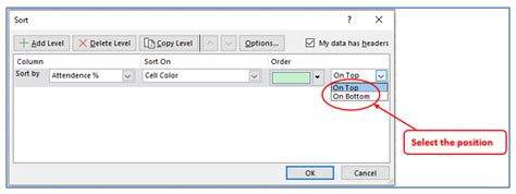 How To Sort Data By Color In Excel