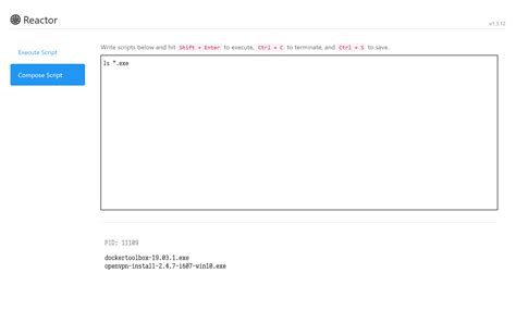 Reactor Php Based Shell Scripts Manager
