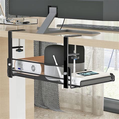 Under Table Cable Management Rack Table Bottom Wire Storage Ethernet