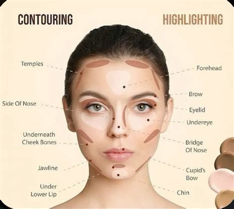 How To Contour And Highlight Your Face Contour Makeup Contouring And Highlighting Makeup