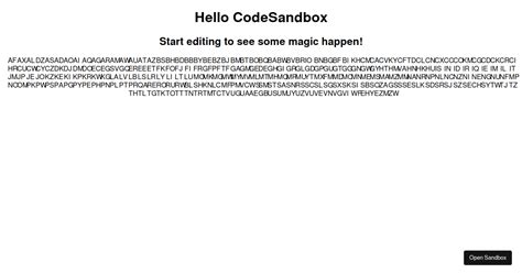Iso Alpha Examples CodeSandbox