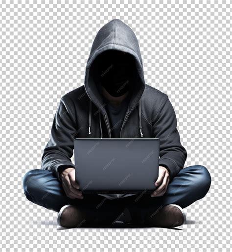 Hacker Isolated on Transparent Background | Premium AI-generated PSD