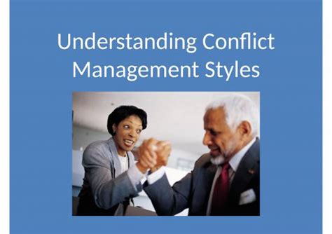 Career Ppt 66024 M8l4 Ppt Understanding Conflict Management Styles