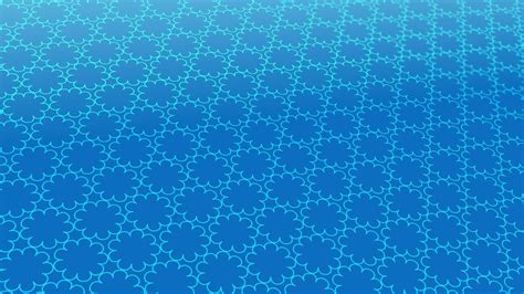 Animated Abstract Pattern With Geometric Elements In Blue Tones