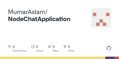 GitHub MumarAslam NodeChatApplication