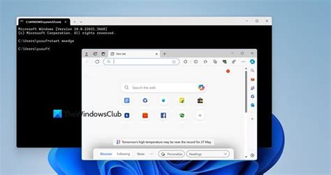 How To Open Edge Browser Using Command Prompt On Windows 11