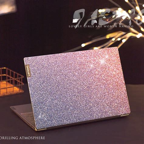 PCS VINYL COMPUTER STICKER GLITTER STRAS SHNNING NON SHED SELF ADHESIVE PRECUT SKIN FOR HUAWEI