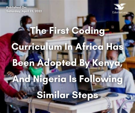 Coding Curriculum In Africa Has Been Adopted By Kenya And Nigeria Is