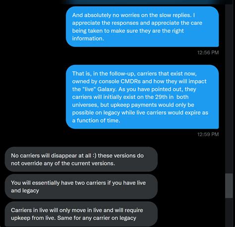 I Reached Out To Fdev To Ask How Carriers Will Work After Update 14