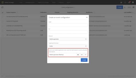 Transactional Push Notifications Adobe Campaign