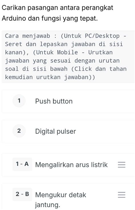 Carikan Pasangan Antara Perangkat Arduino Dan Fungsi Yang Tepat Cara Menjawab Untuk Pcdesktop