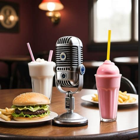 Download Ai Generated Podcast Milkshake Royalty Free Stock