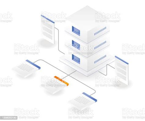 플랫 아이소메트릭 일러스트레이션 개념 서버 데이터 네트워크 0명에 대한 스톡 벡터 아트 및 기타 이미지 0명 3차원 형태 개념 Istock