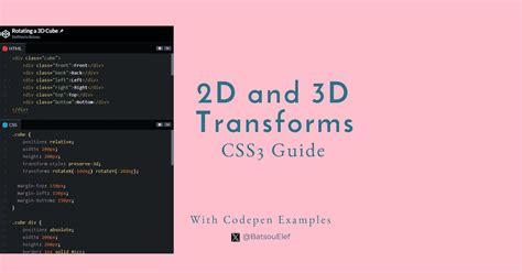 how to use css3 2d and 3d transforms