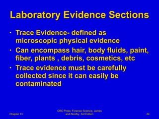 Forensic Science Powerpoint Chapter The Forensic Laborat PPT Chemistry Science