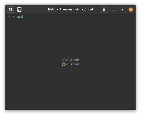 Radio Button Introduction To Netidx