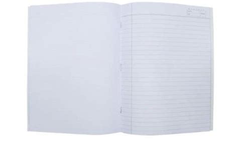A4 Single Line Interleaf Notebooks 200 Pages