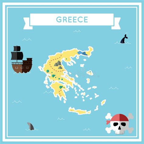 Greece Map Cartoon Stock Illustrations 1 076 Greece Map Cartoon Stock