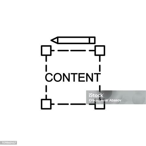 컨텐츠 편집 펜 아이콘 편집 디자인 아이콘의 요소입니다 웹 사이트 디자인 및 개발 앱 개발을 위한 얇은 라인 아이콘 프리미엄