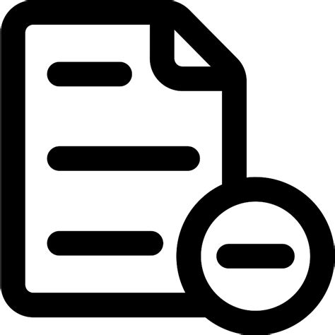 File Delete Button Vector SVG Icon SVG Repo