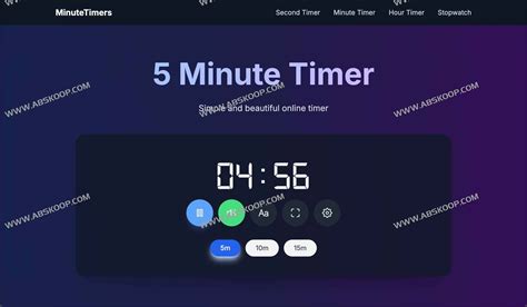 免费简约的在线计时器：minutetimers A姐分享