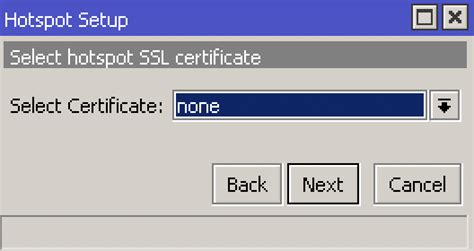 Mikrotik Hotspot Setup Global Hotspot