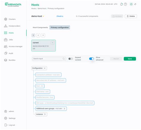 How To Create Hosts With Advanced Hostprovider Arenadata Docs