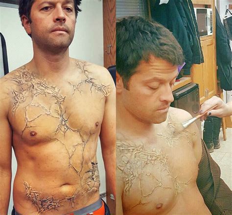 Misha Collins Castiel Shirtless